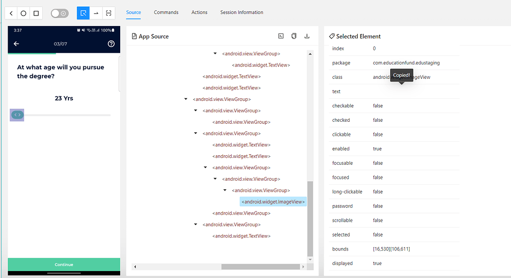 How to handle this seek bar - Support - Appium Discuss