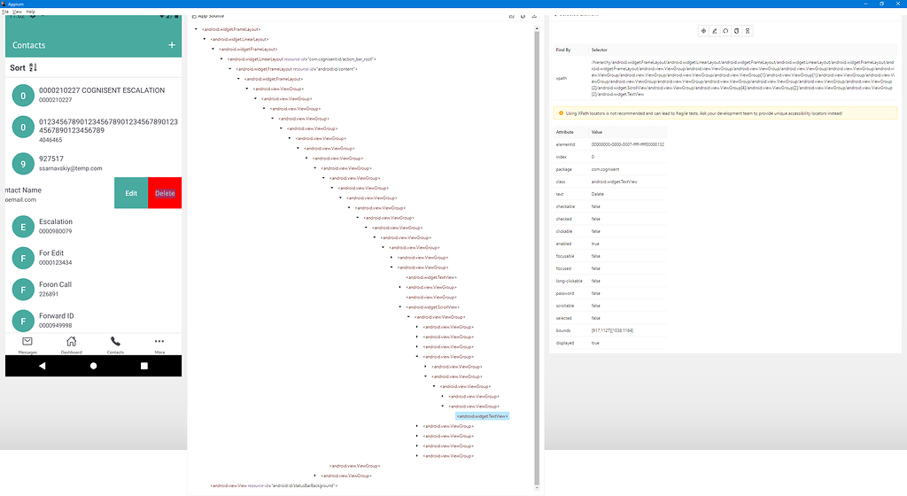Why are some Native App elements not detected correctly? - Support - Appium Discuss
