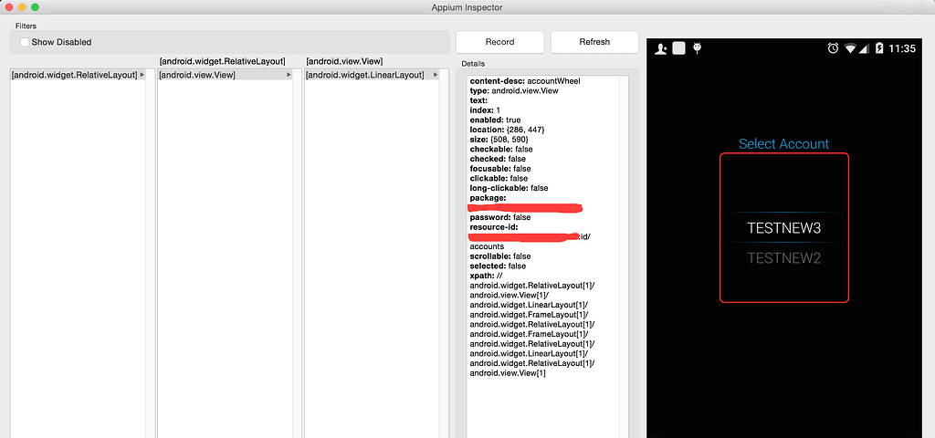 Get a value from the WheelTextAdapter - Support - Appium Discuss
