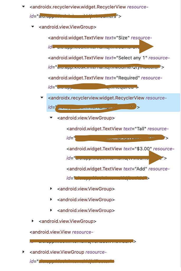 Scroll to Text with screen having multiple RecyclerViews - Support ...