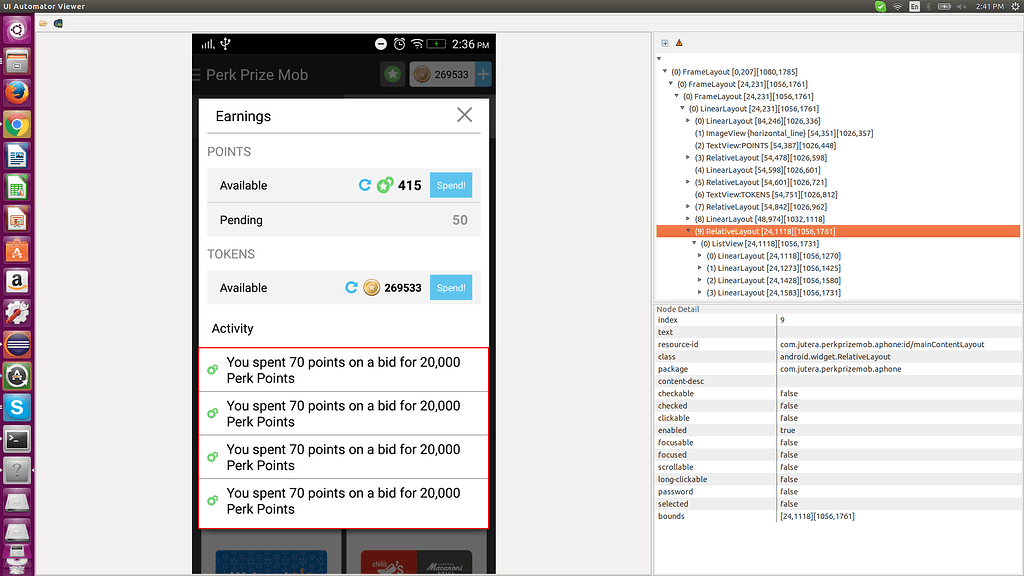 Unable to get the list of value from LinearLayout in Appium - Support - Appium Discuss