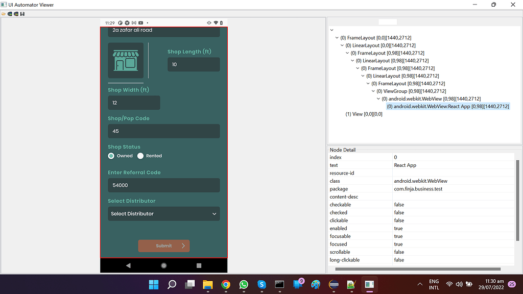 Unable to find the element - Issues/Bugs - Appium Discuss