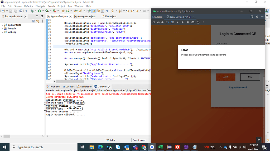 Mendix native app automation (android + iOS) - Issues/Bugs - Appium Discuss