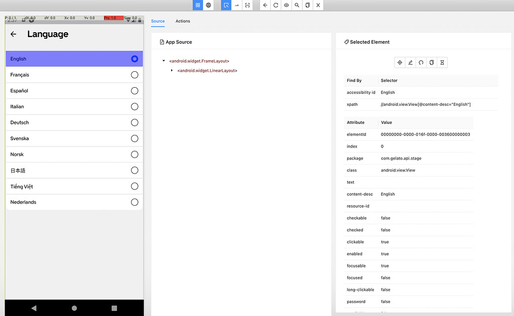 How can I check which element is selected? - Page 2 - Support - Appium Discuss