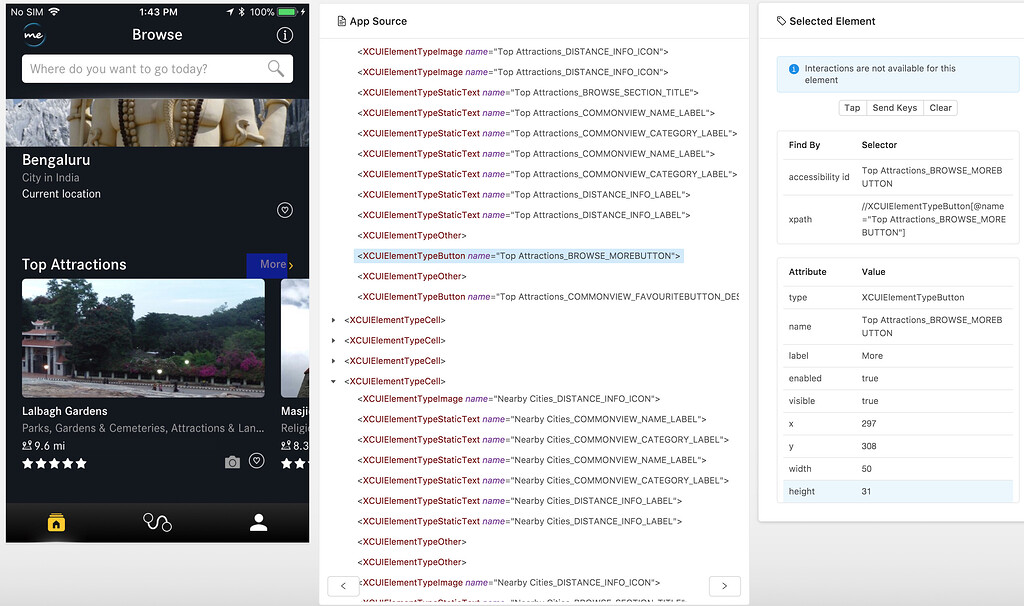 Getting Visible true and false for the elements present in same screen together - Support ...