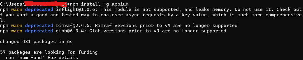 Appium 2.0 not installing on Windows 11 - Issues/Bugs - Appium Discuss