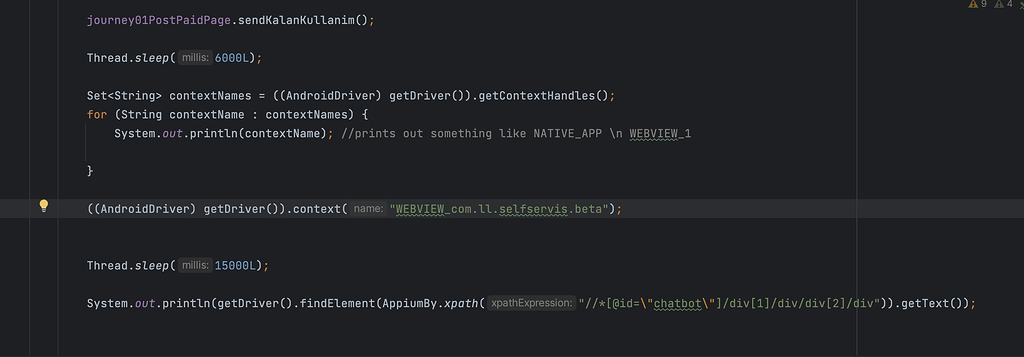 No such element webview automation - Support - Appium Discuss