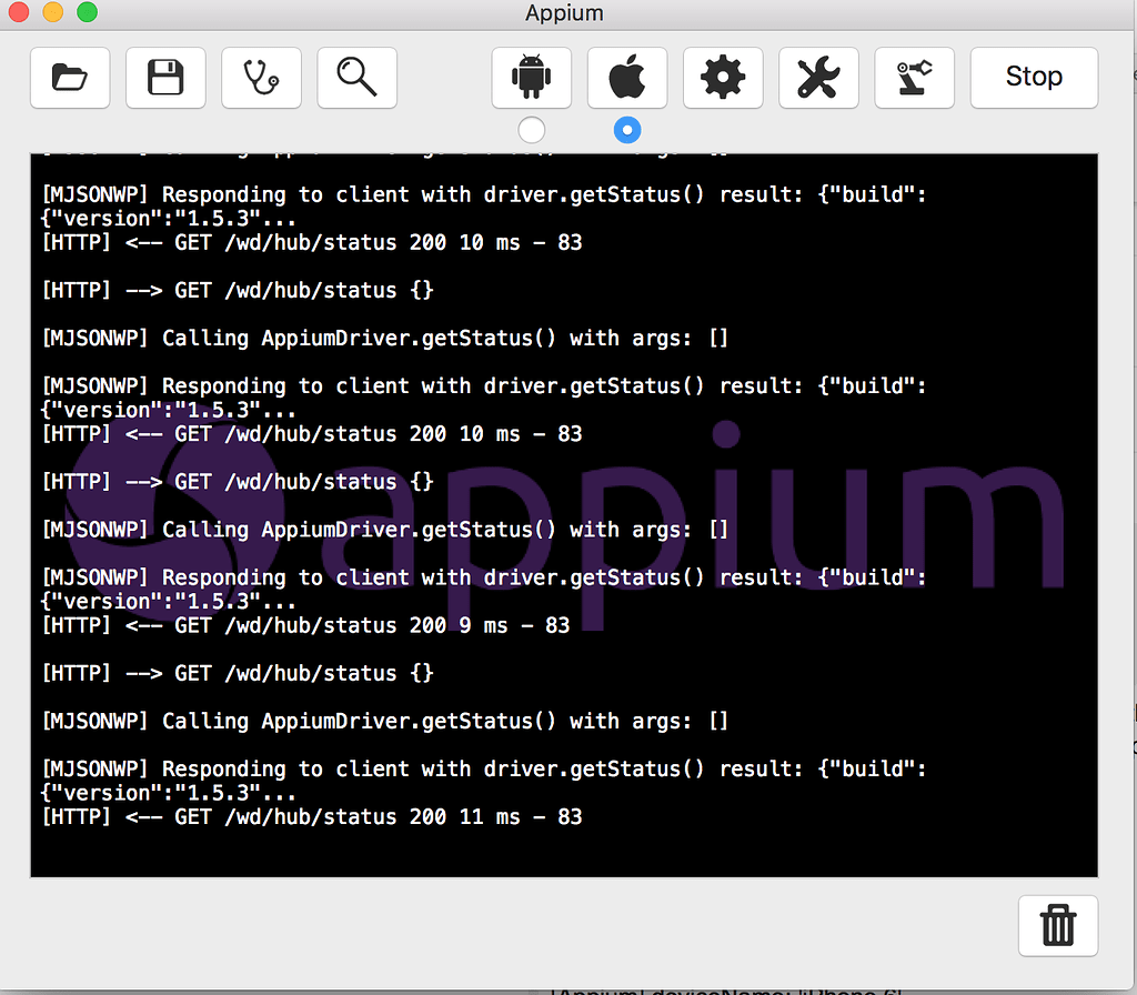 Unable to launch the iPhone Simulator while there is no error from appium server - Issues/Bugs ...