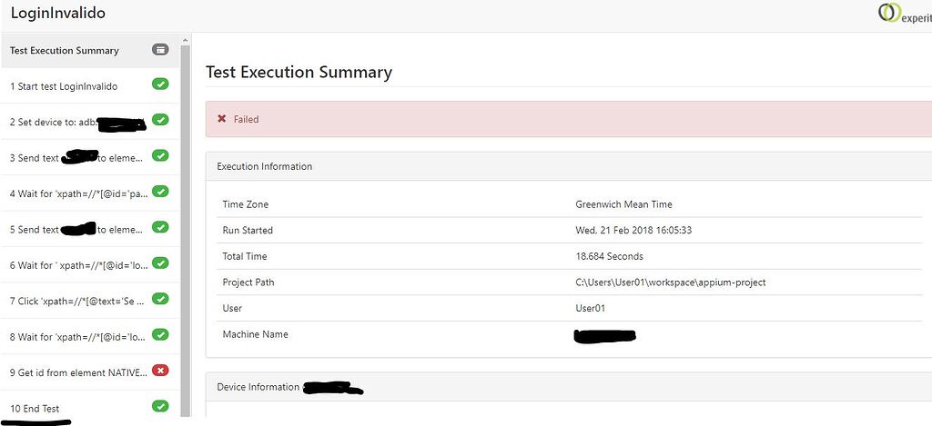 How to automate on End Test result Fail? - Support - Appium Discuss
