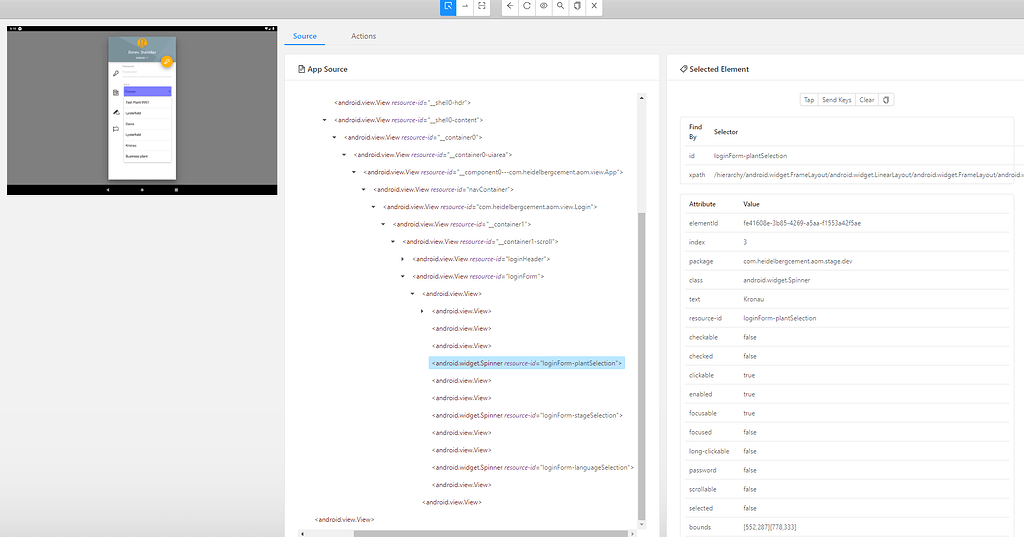 How to access elements of android.widget.Spinner - Support - Appium Discuss
