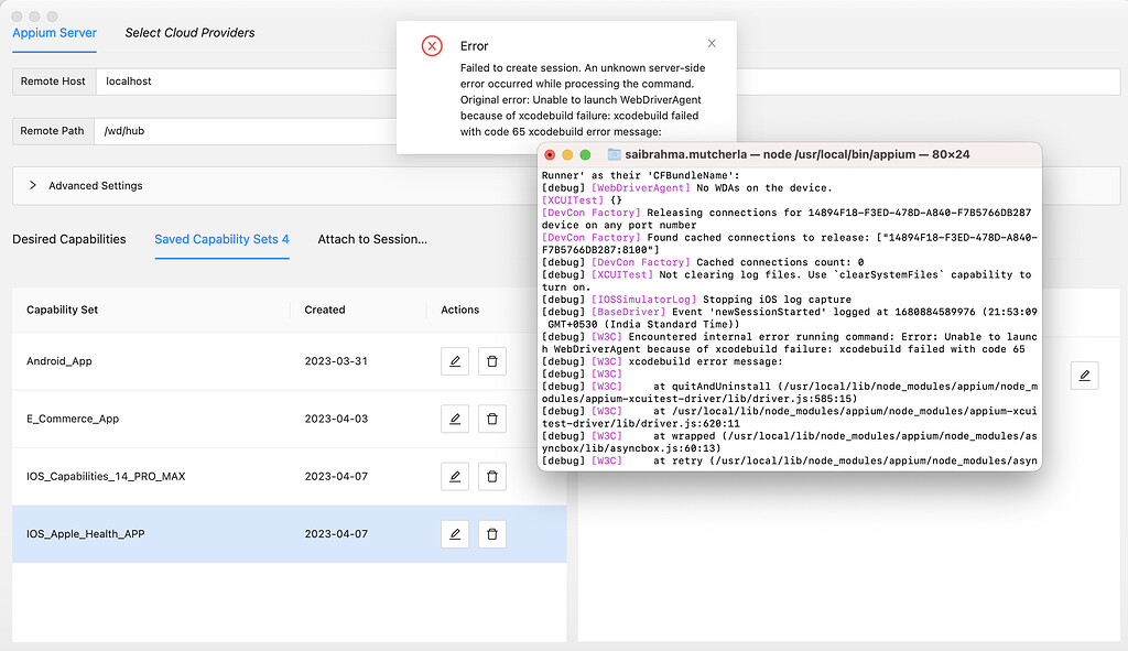 [WebDriverAgent] No WDAs on the device - Issues/Bugs - Appium Discuss