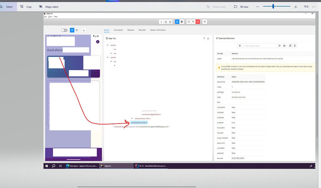Appium inspector not detecting android elements edit - Issues/Bugs ... Appium inspector not detecting android elements edit - Issues/Bugs ...