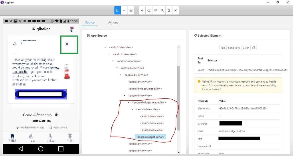 Appium Desktop doesn't recognize IconButton of Flutter App - Issues/Bugs - Appium Discuss