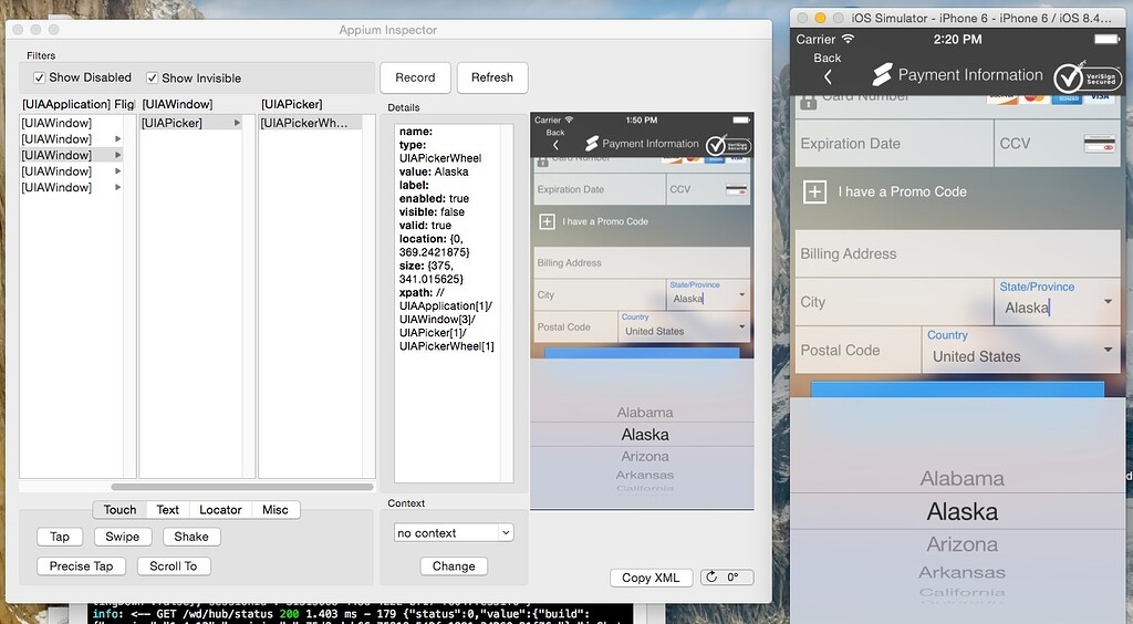 How to use appium to select values of UIAPickerWheel using Java - Support - Appium Discuss