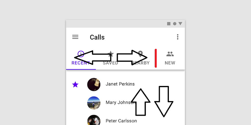 Android scrolling down where there is another menu - Support - Appium ...