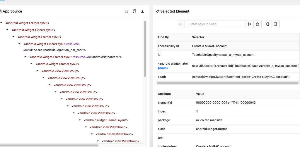 Appium accessibility id's different on android - Support - Appium Discuss