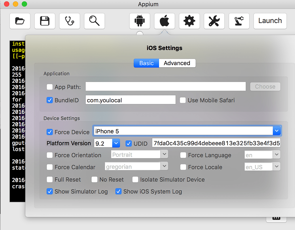 Cannot launch Appium server on iPhone 5 - Support - Appium Discuss