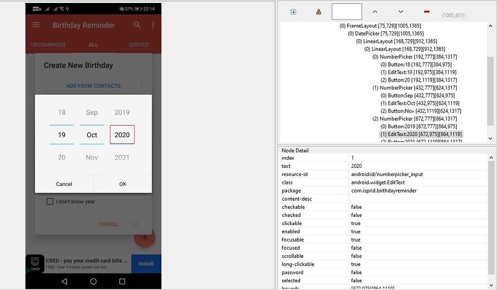 How to select date from the datepicker on android (Tried all options ... How to select date from the datepicker on android (Tried all options ...