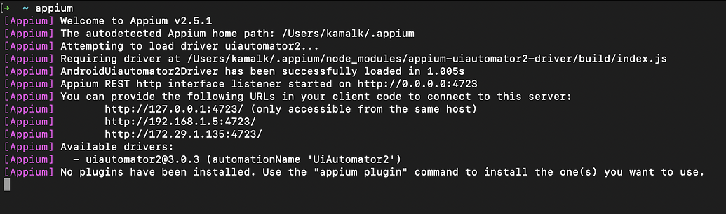 Could not connect to server to Appium server - Issues/Bugs - Appium Discuss