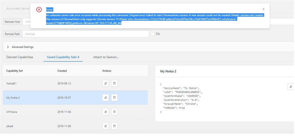 Appium Desktop - Getting Appium Desktop - Getting