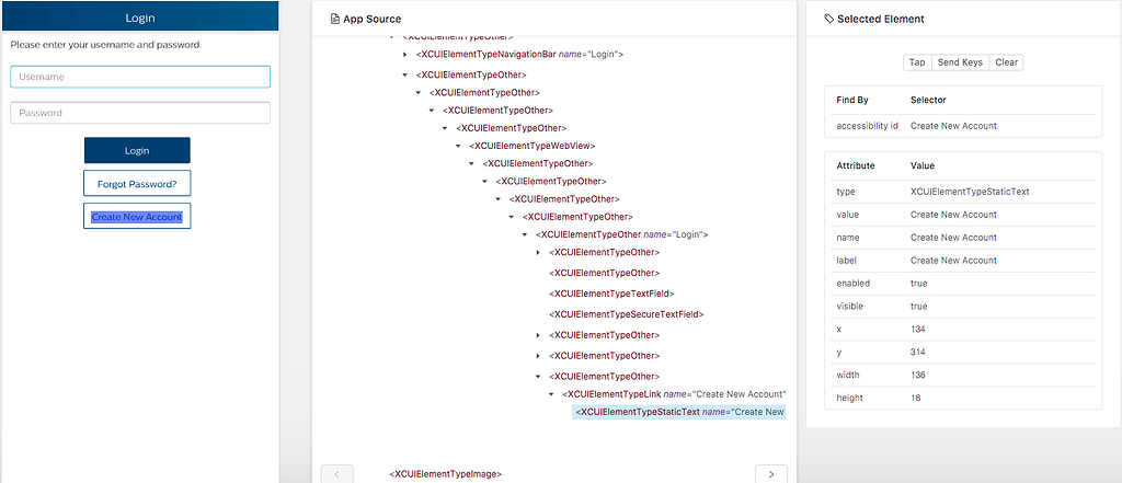 Able to locate element in Appium but Unable to locate element while execution - Issues/Bugs ...