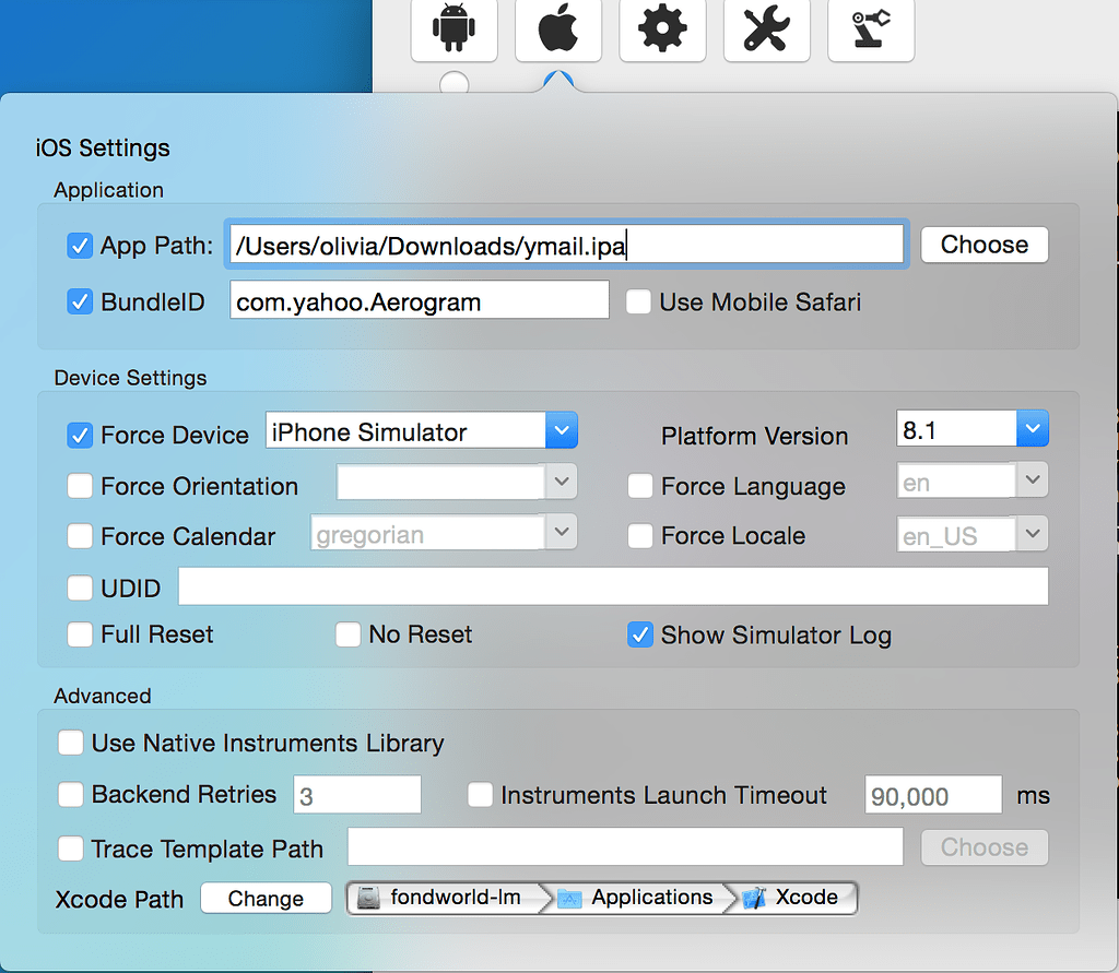 Error: Could not find Automation.tracetemplate in... while using inspector - Support - Appium ...