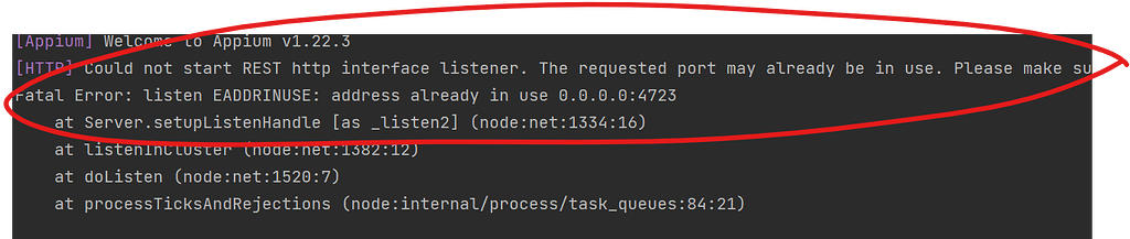 How to stop appium server that initialized by capabilities before every ... How to stop appium server that initialized by capabilities before every ...