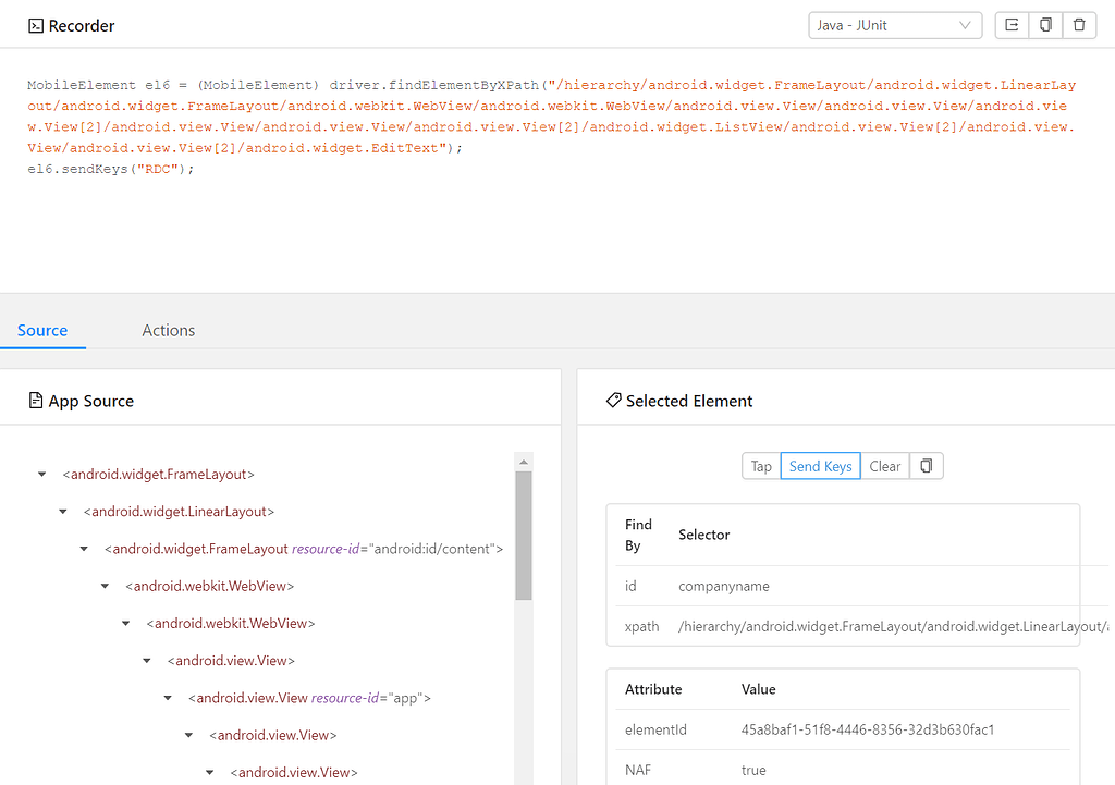 Appium Desktop Recorder uses XPath instead of Id - Issues/Bugs - Appium Discuss