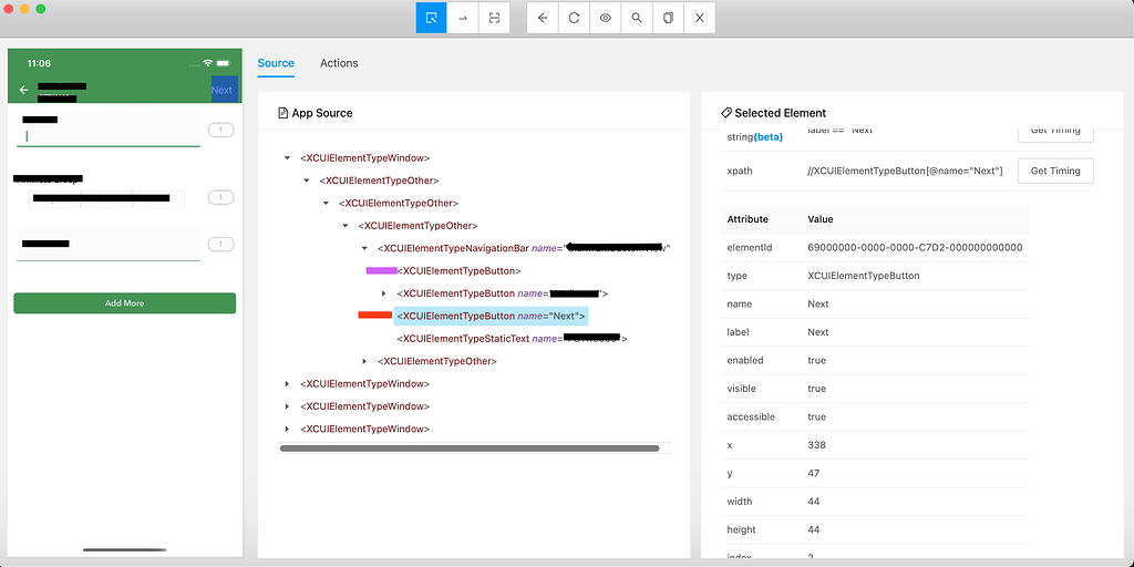 IOS click request is being sent but another element is being clicked - Support - Appium Discuss