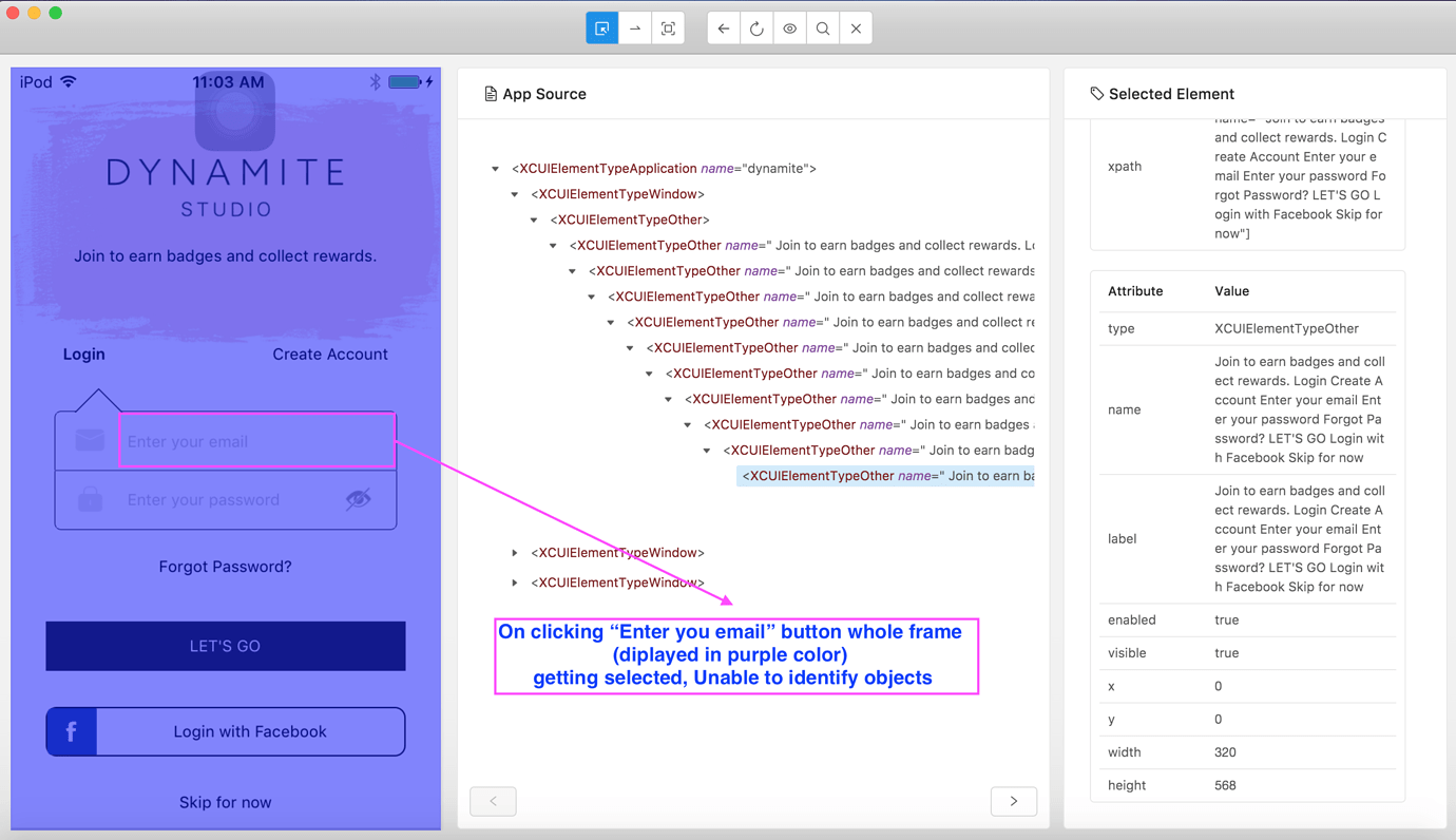 Unable to identify elements in Appium inspector - Support - Appium Discuss