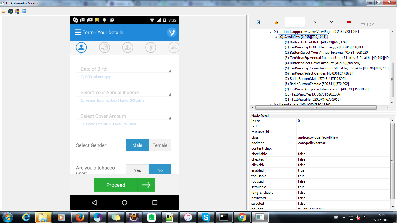 Not able to perform scroll to om my native app - Issues/Bugs - Appium Discuss