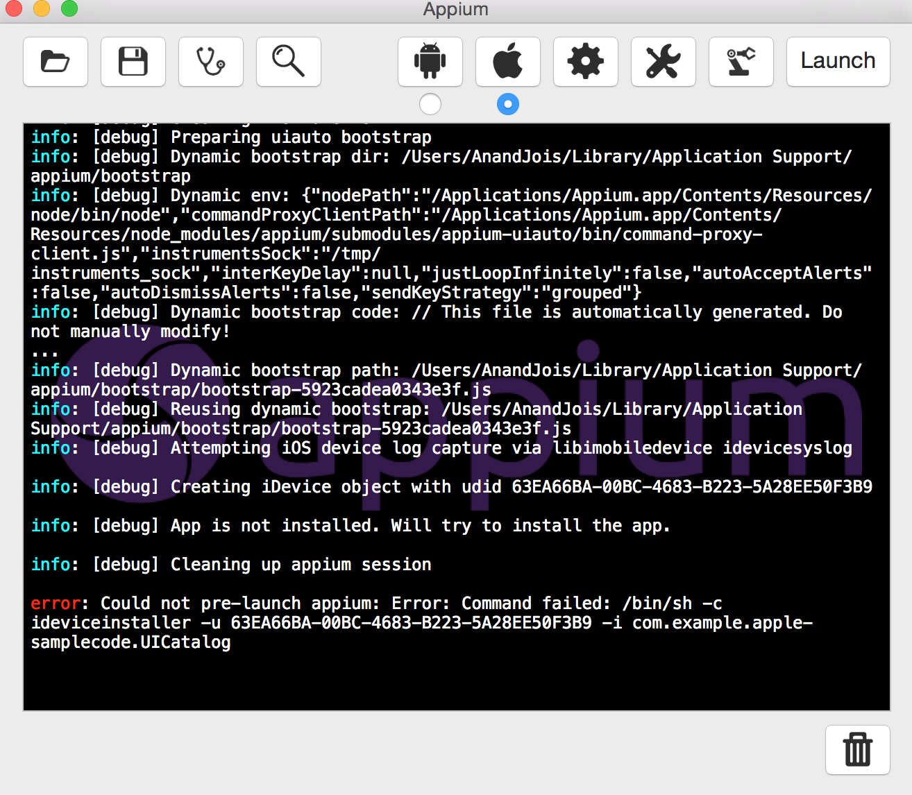 I am unable to run Appium Here is the complete details - Support - Appium Discuss