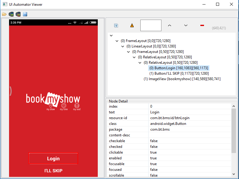 Appium Click Operation Is Not Working On Android Native App Issues