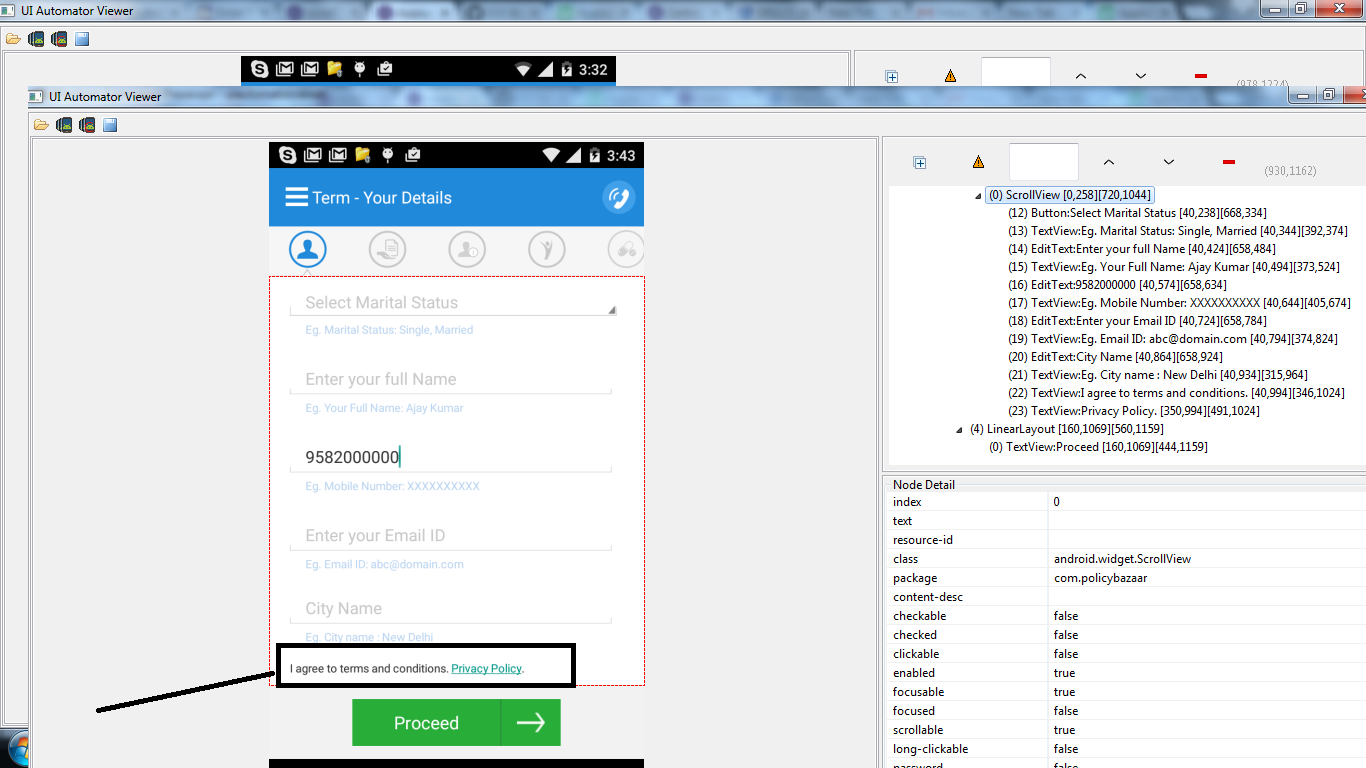 Not able to perform scroll to om my native app - Issues/Bugs - Appium Discuss