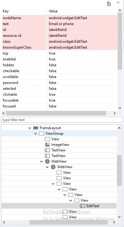 Locating element - Support - Appium Discuss